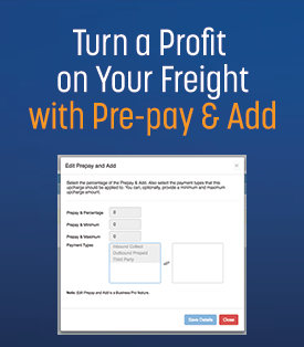 Kuebix Pre-pay & Add - Kuebix