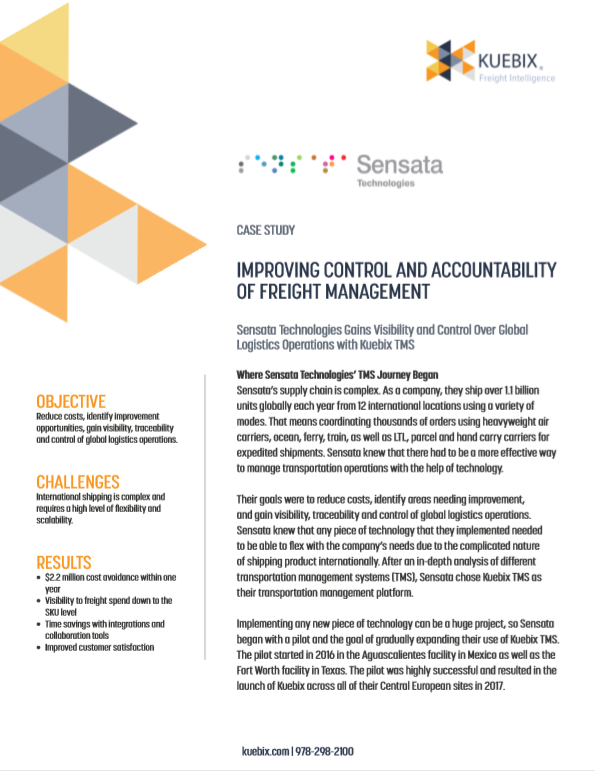 Sensata: Improving Control and Accountability of Freight Management ...